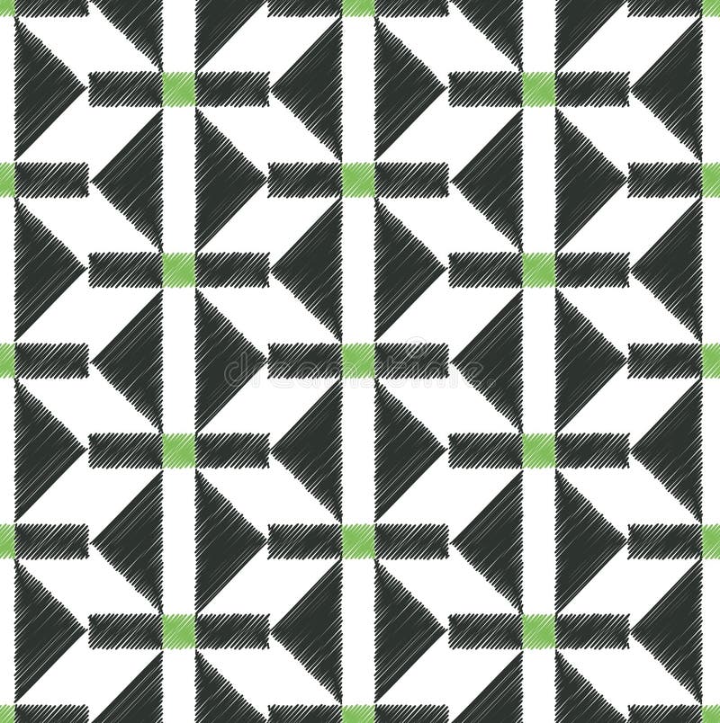 Seamless Textured Geometric Tiles Wallpaper Pattern Stock Vector ...