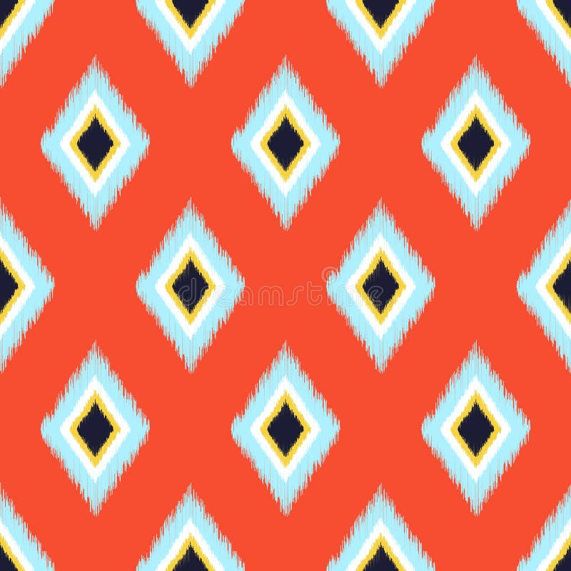 Seamless Textured Rhombus Ornament Wallpaper Pattern Stock Vector ...
