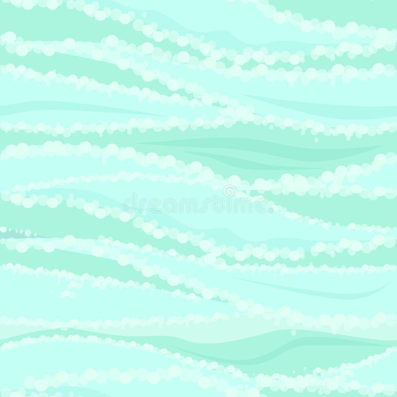 Seamless Textured Sea or River Water Pattern. Stock Vector ...