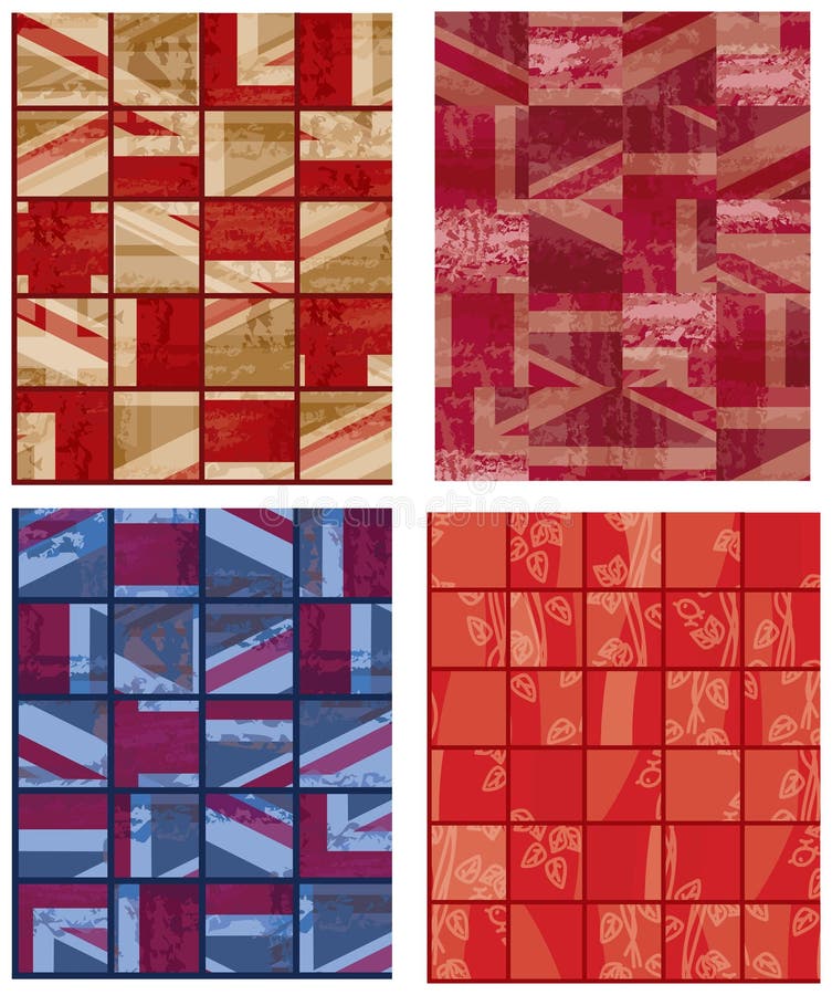 Seamless Textures in Different Colors. Stock Vector - Illustration of ...