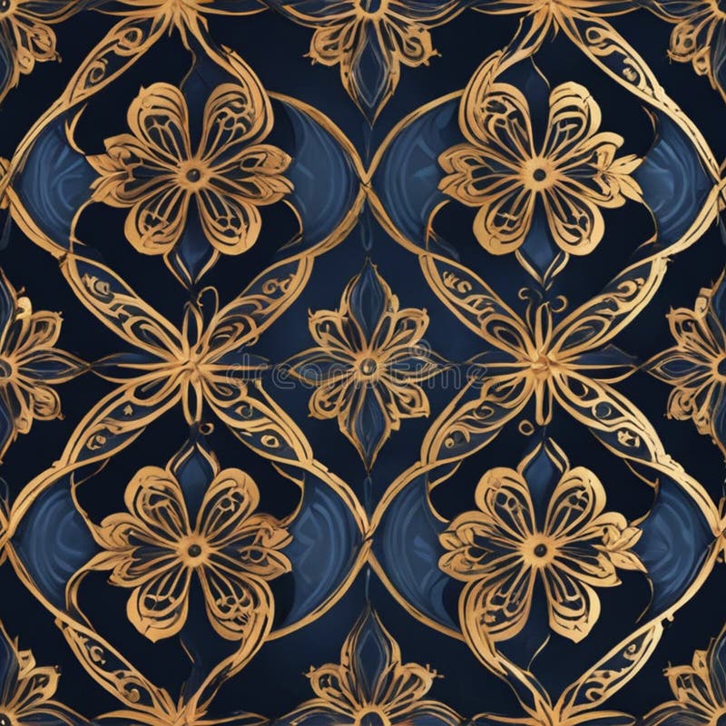 Seamless Thai Pattern, Elegant,seamless Pattern Stock Illustration - Illustration of brown ...