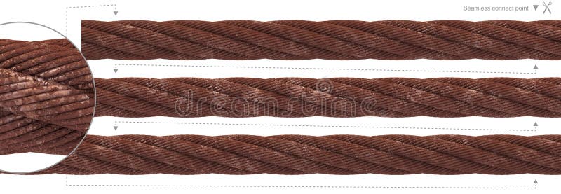 Thick Rust Cable Seamless Wire Rope Stock Image - Image of corrode ...