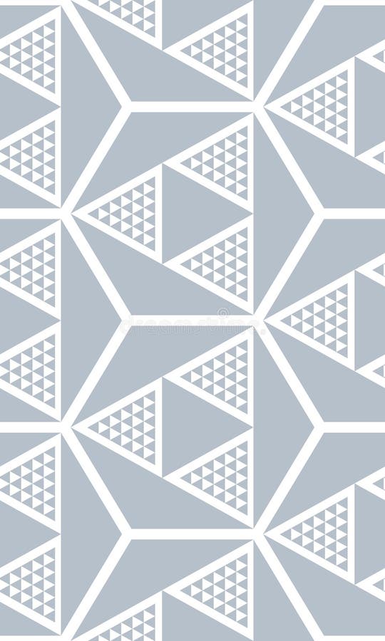 Seamless Three-dimensional Pattern of Triangles. Geometric Texture ...
