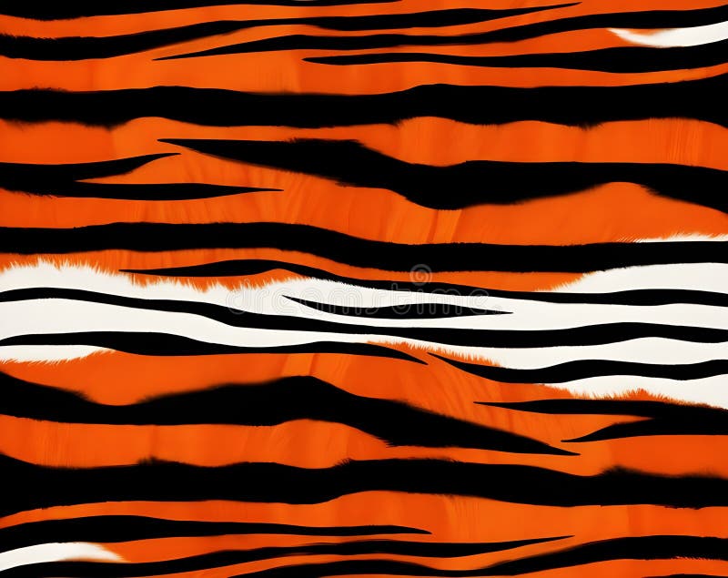 Seamless Tiger Stripe Pattern – Bold & Dynamic Design Generative AI ...