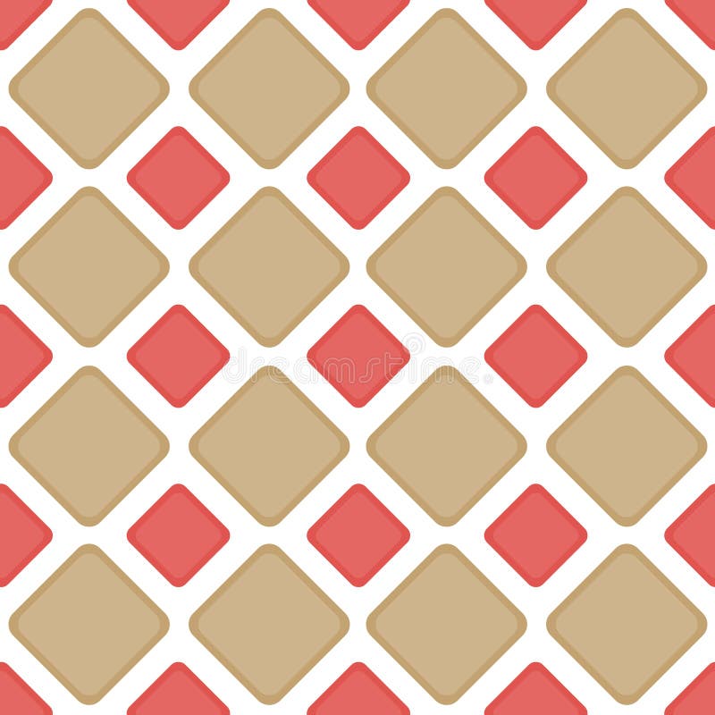 Seamless Tile Brick Diamonds Backgound Pattern Stock Illustration ...