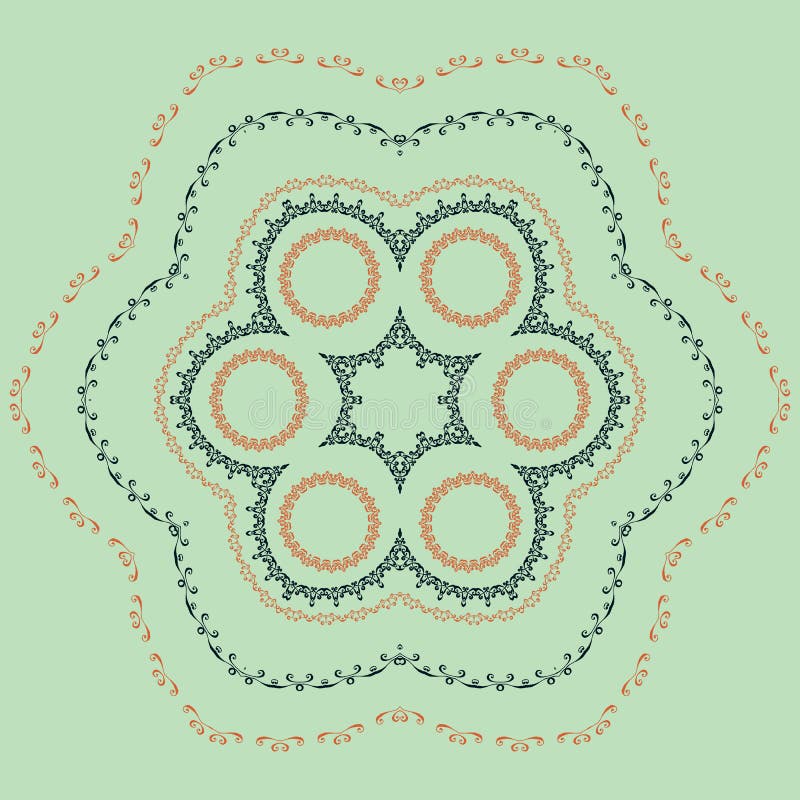 Seamless tile stock vector. Illustration of element, decor - 52694451