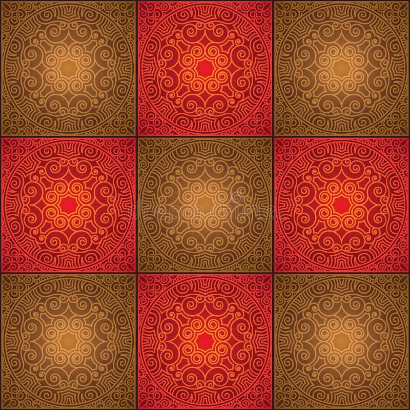 Seamless Red Tile Pattern Stock Illustrations – 121,432 Seamless Red ...
