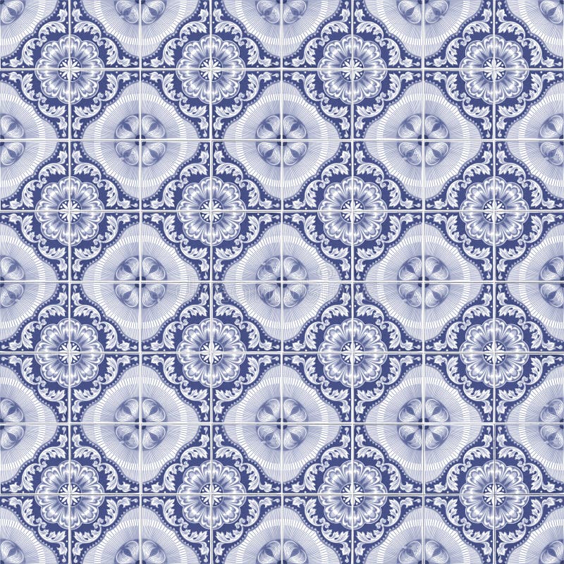 Seamless tile pattern stock illustration. Illustration of mosaic - 18355108