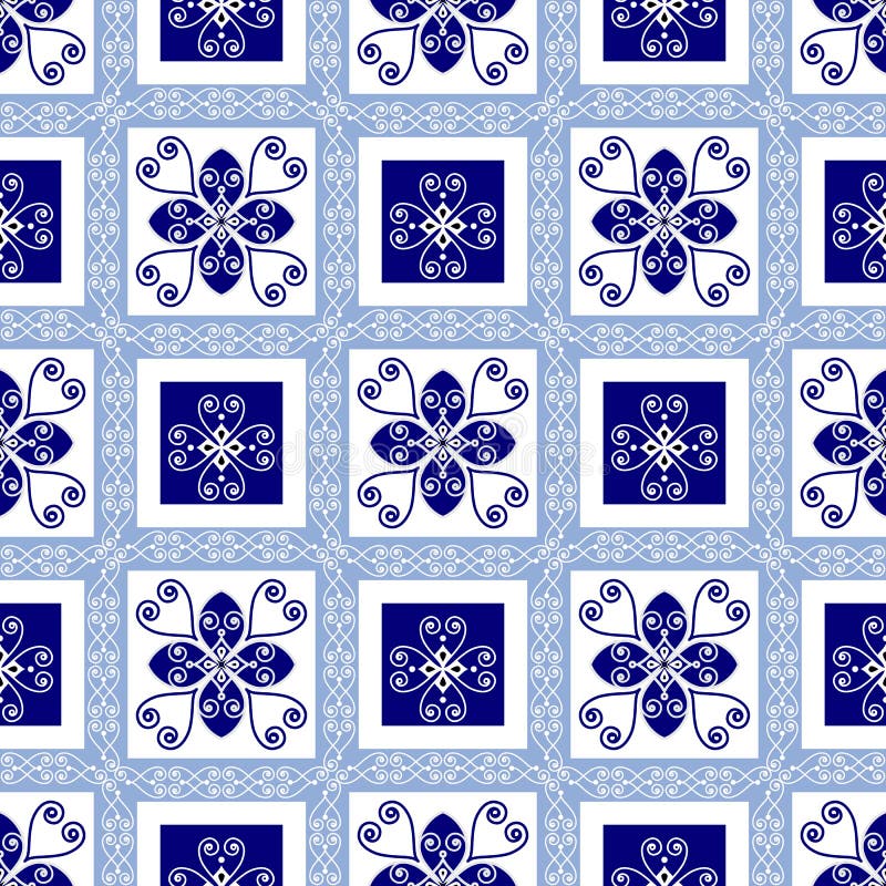 Seamless tile pattern stock vector. Illustration of italy - 240507888