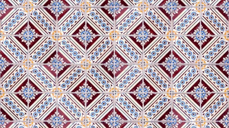 Seamless Tile Pattern Illustration with Squares Animation Sliding on ...