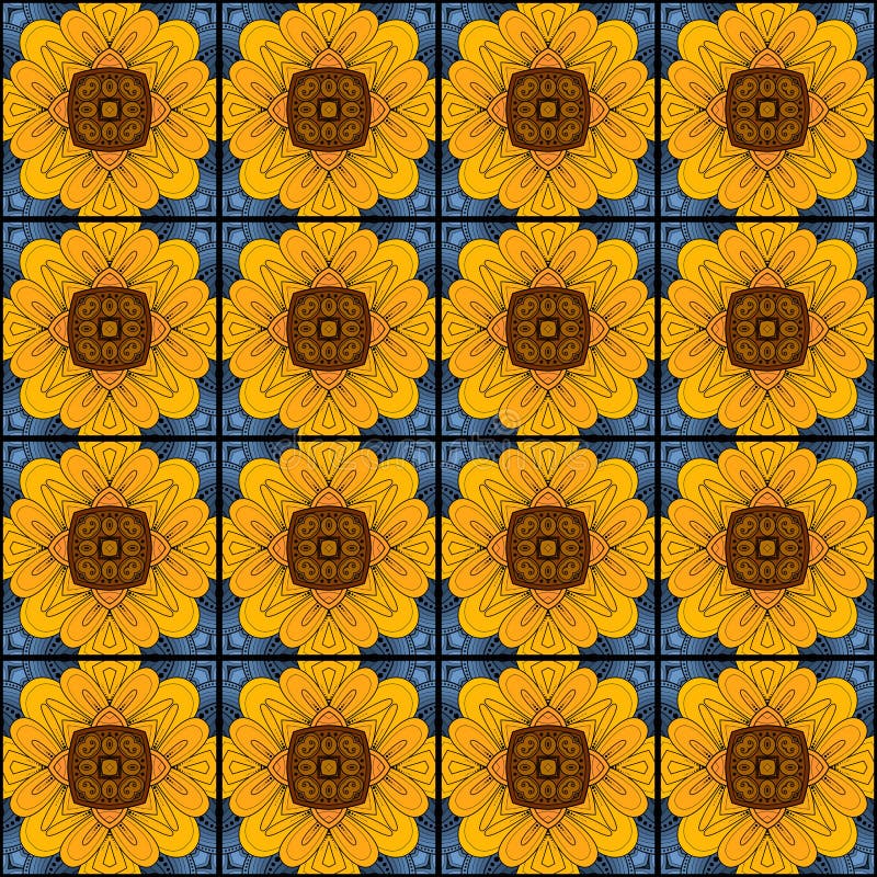 Seamless Tile Pattern, Crazy Patchwork Quilt Ornament Stock Vector ...