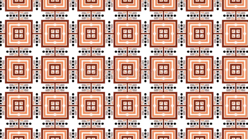 Seamless Tile Pattern Illustration with Squares Animation Sliding on ...