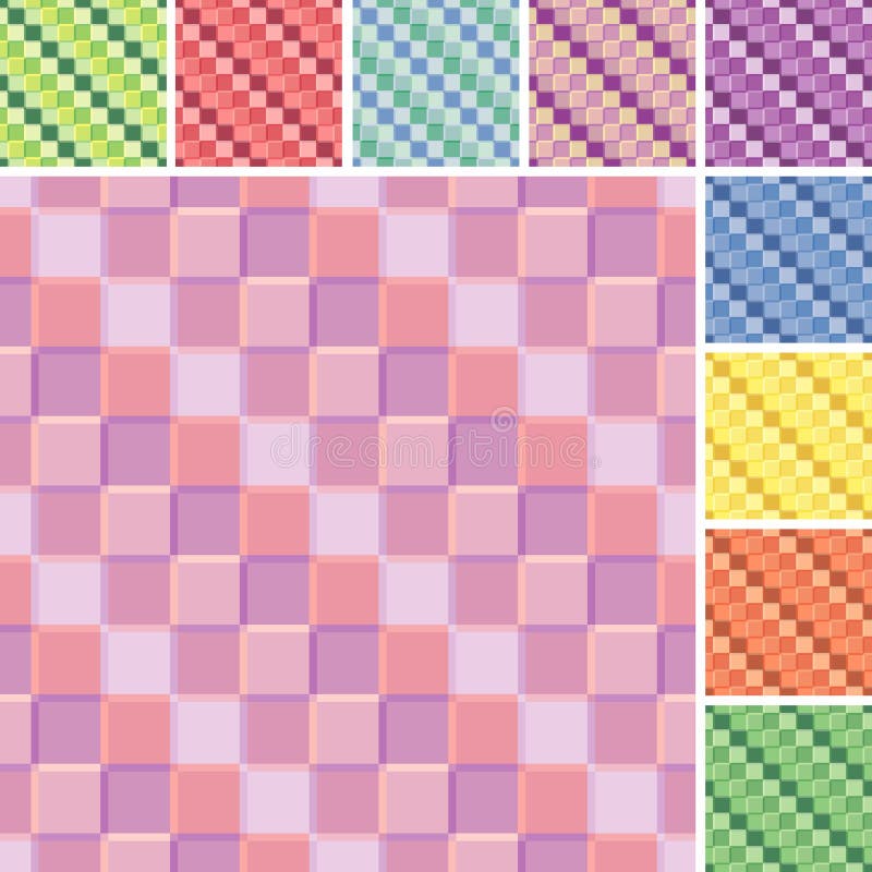 Seamless 3d tile pattern stock vector. Illustration of square - 6544226