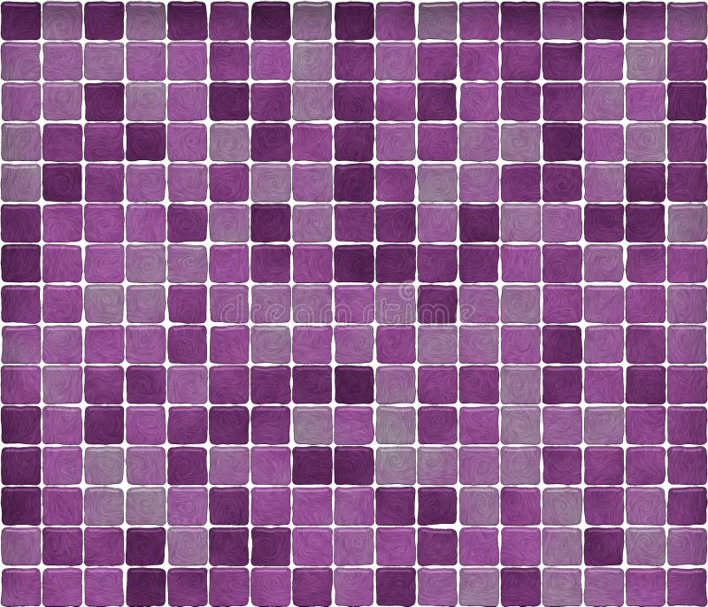 Seamless Tile Pattern in Purple Shade, Tile with Swirl Effect Stock ...