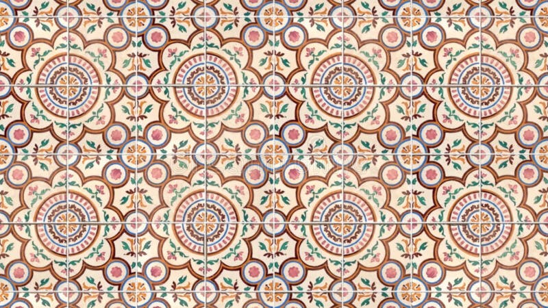 Seamless tile pattern stock video. Video of mosaic, ceramic - 199716809