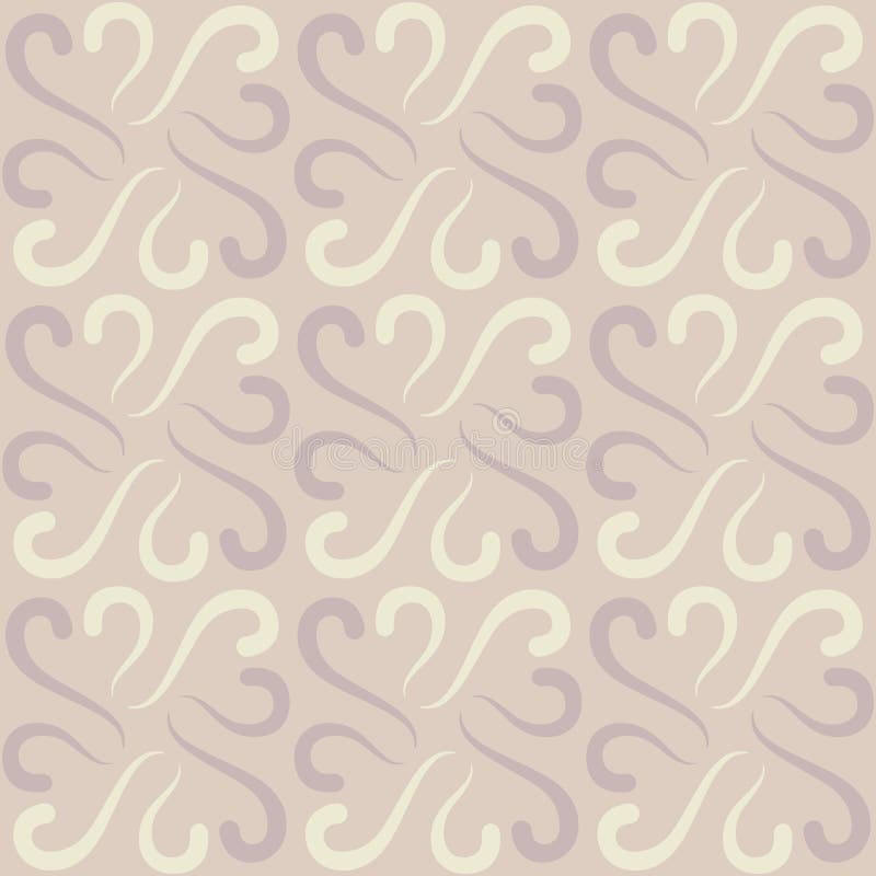 Seamless Tile Pattern in Traditional Style. Simple Abstract Spiral ...