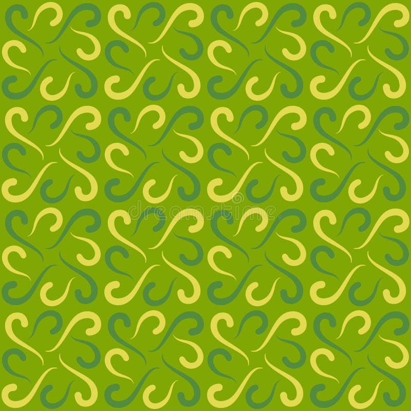 Seamless Tile Pattern in Traditional Style. Simple Abstract Spiral ...