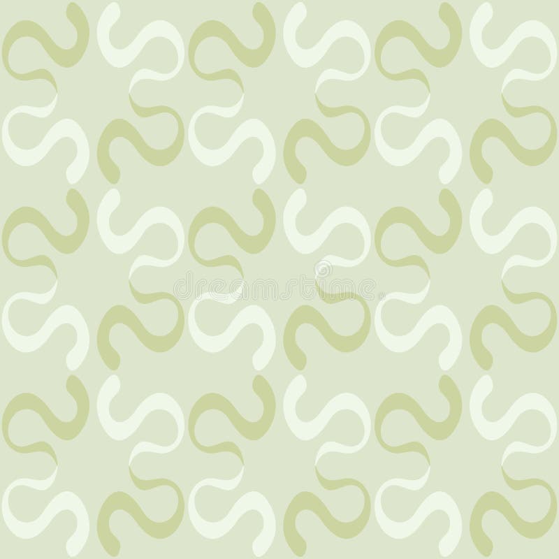 Seamless Tile Pattern in Traditional Style. Simple Abstract Spiral ...