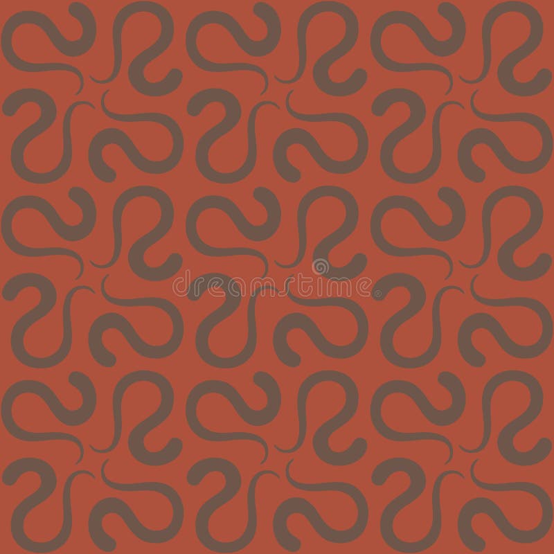 Seamless Tile Pattern in Traditional Style. Simple Abstract Spiral ...