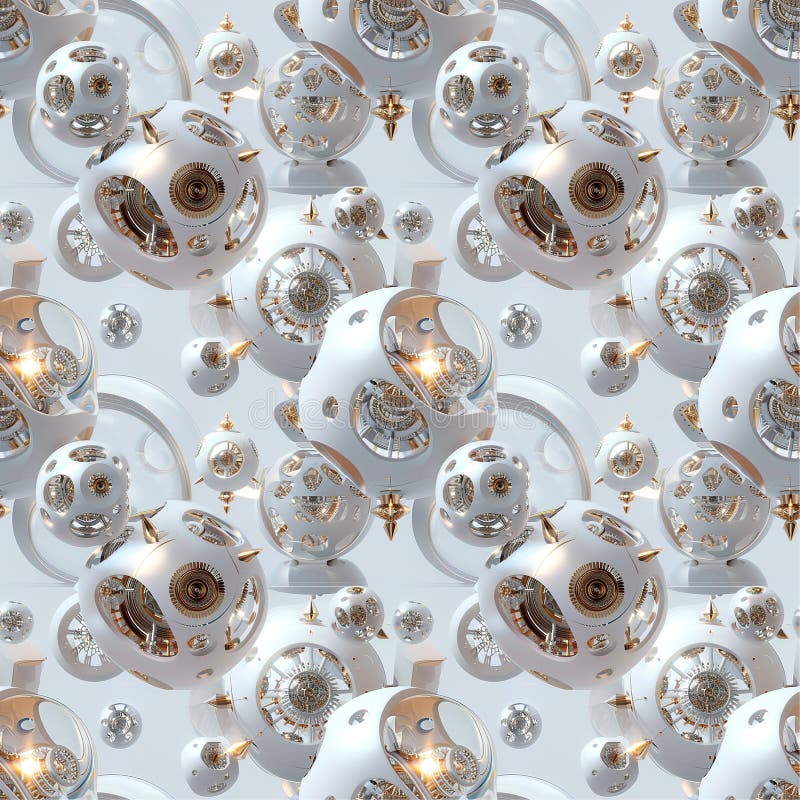 Seamless, Tileable Abstract Geometric Structures and Mechanisms in a ...