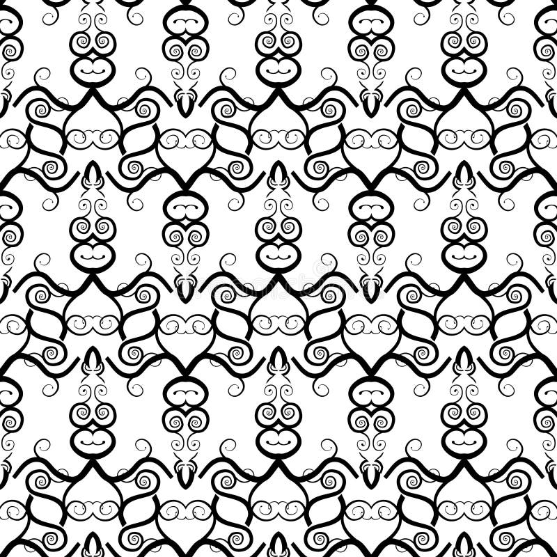 Seamless Tileable Background Pattern Stock Vector - Illustration of ...