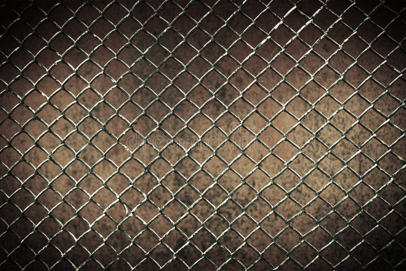 Seamless Tileable Chain Link Fence Wall in Background. Stock Photo ...