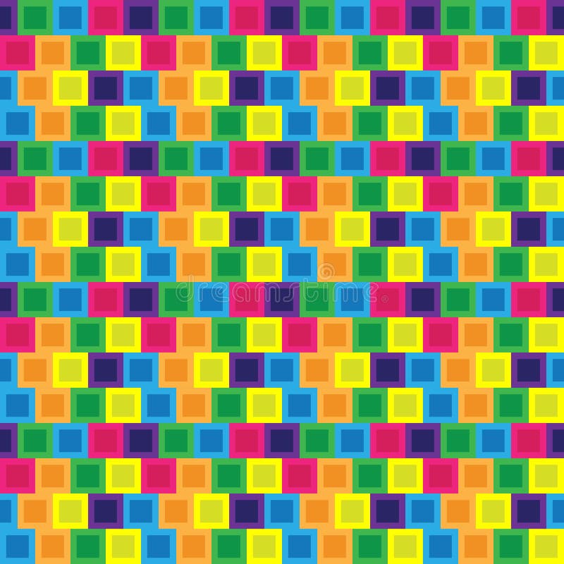 Seamless Colourful Ornament Tiles Stock Vector - Illustration of modern ...