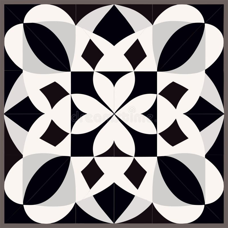 Seamless Tileable Geometric Pattern Based on Repetitive Simple Forms ...