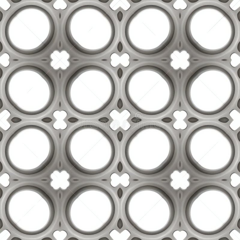 Seamless Tileable Abstract Background Pattern With Symmetrical Form Repeating Horizontally And