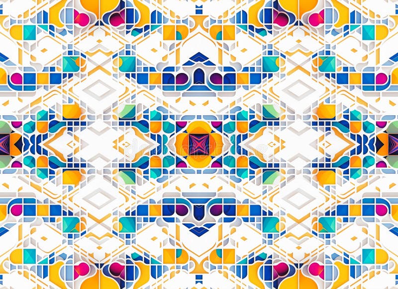 Seamless Tileable Pattern of Shapes Irregulars and Lines in Abstract ...