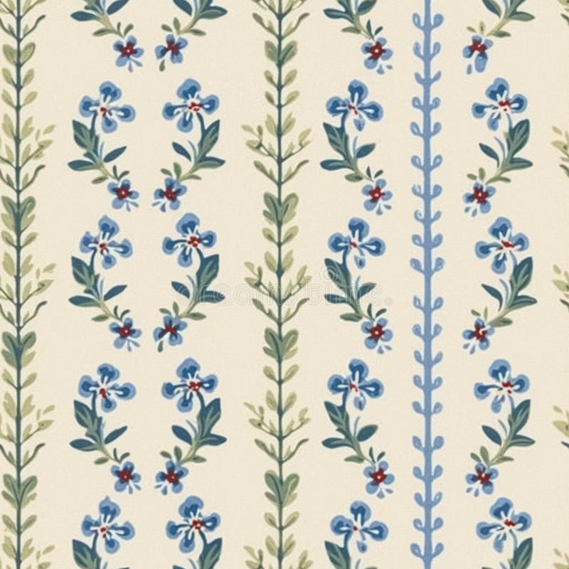 Seamless Tileable Pattern for Wallpaper, Decor and Fabric Design ...