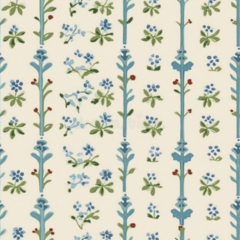 Seamless Tileable Pattern for Wallpaper, Decor and Fabric Design ...