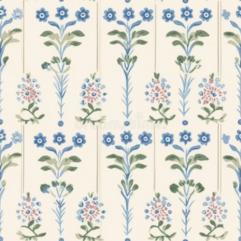 Seamless Tileable Pattern for Wallpaper, Decor and Fabric Design ...