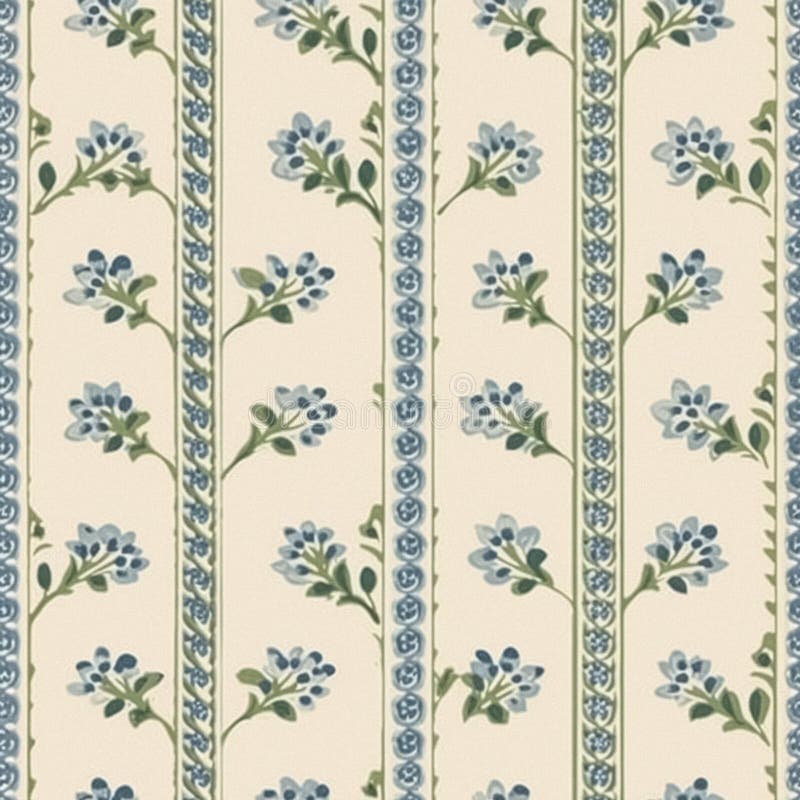 Seamless Tileable Pattern for Wallpaper, Decor and Fabric Design ...