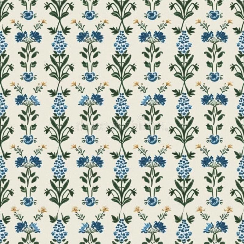 Seamless Tileable Pattern for Wallpaper, Decor and Fabric Design ...