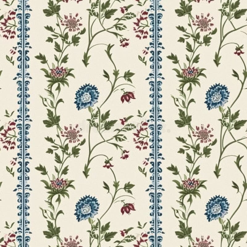Seamless Tileable Pattern for Wallpaper, Decor and Fabric Design ...