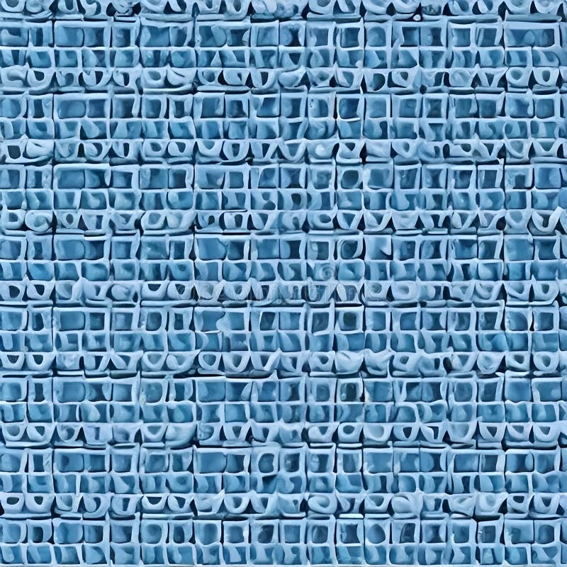 Seamless Tileable Texture of Blue Ceramic Tiles in the Form of Square ...