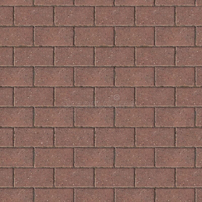 Seamless Tileable Texture of Brown Brick Wall. Stock Photo - Image of ...
