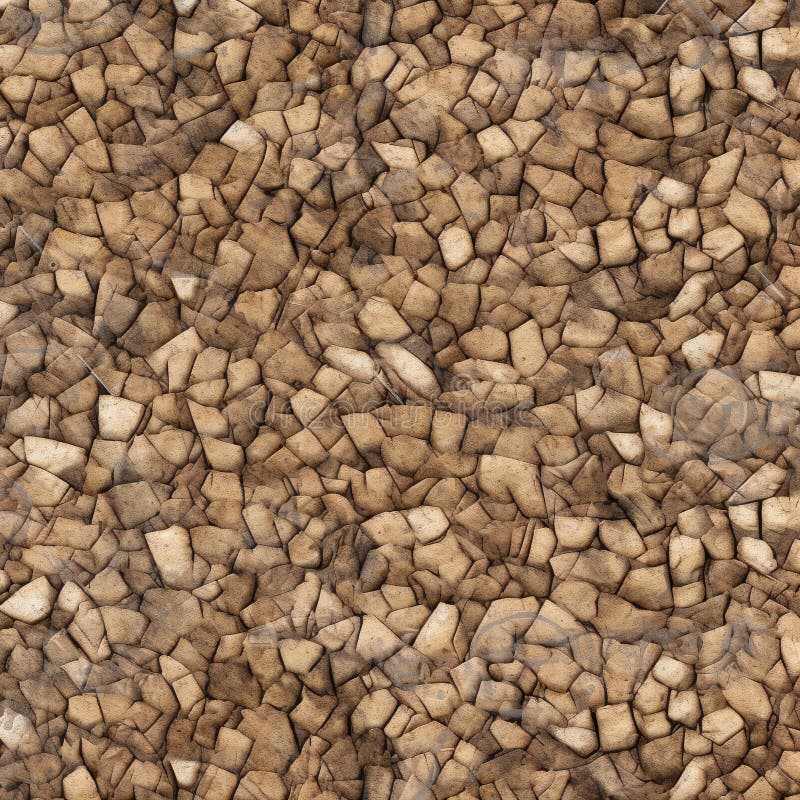 Seamless Tileable Texture of Brown Stone, High Resolution Photo Stock ...