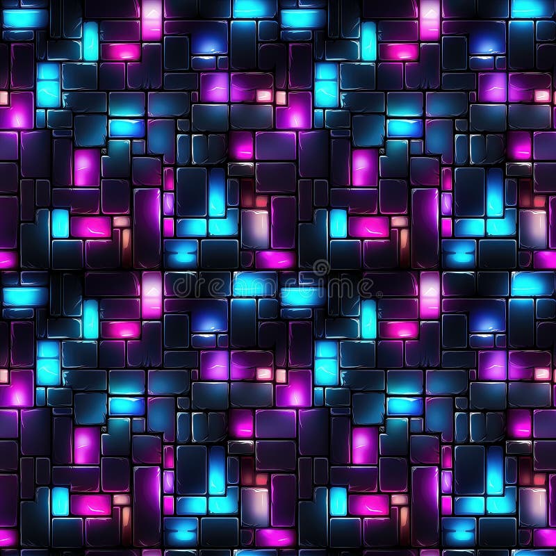 Seamless Tileable Texture Mosaic. Tile Stock Illustration ...