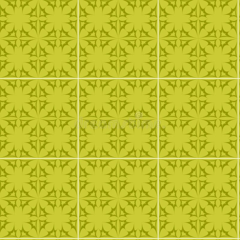 Seamless Tiled Vector Pattern with Floral Elements in Mediterranean Style Stock Vector ...