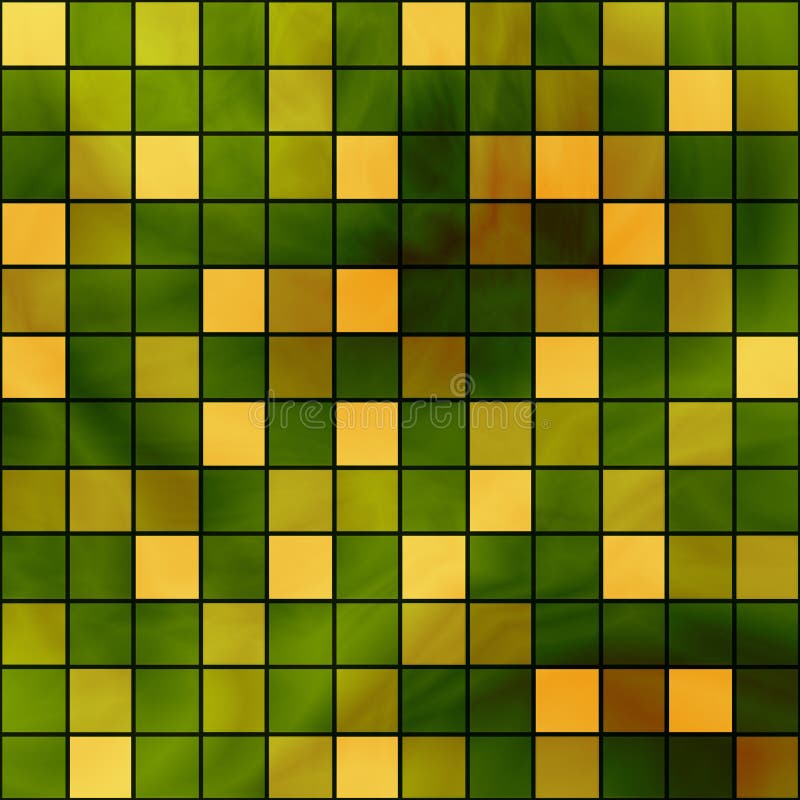 Seamless Green Tiles Texture Stock Illustration - Illustration of ...