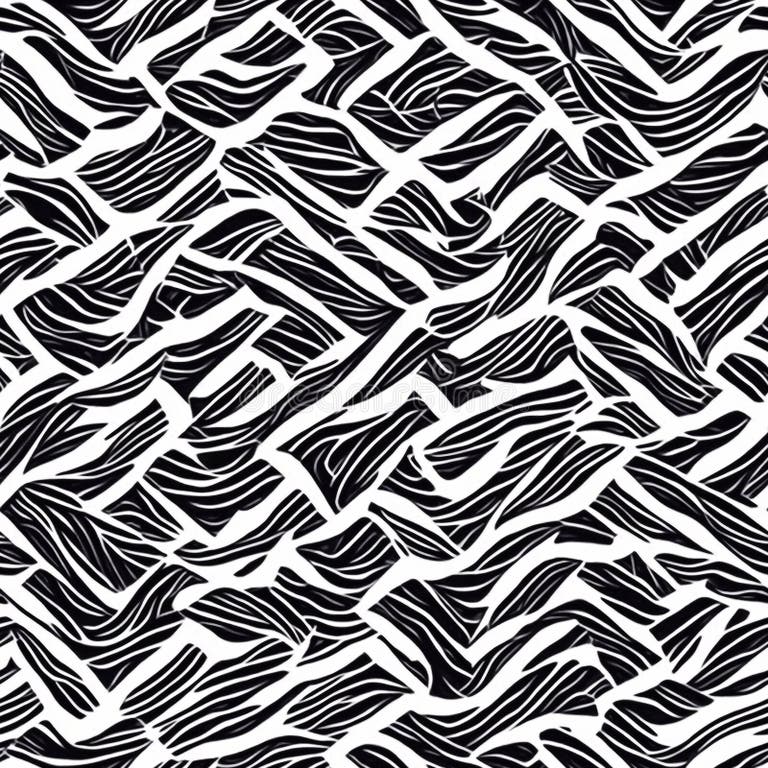 Seamless tiling pattern stock illustration. Illustration of black - 304012413