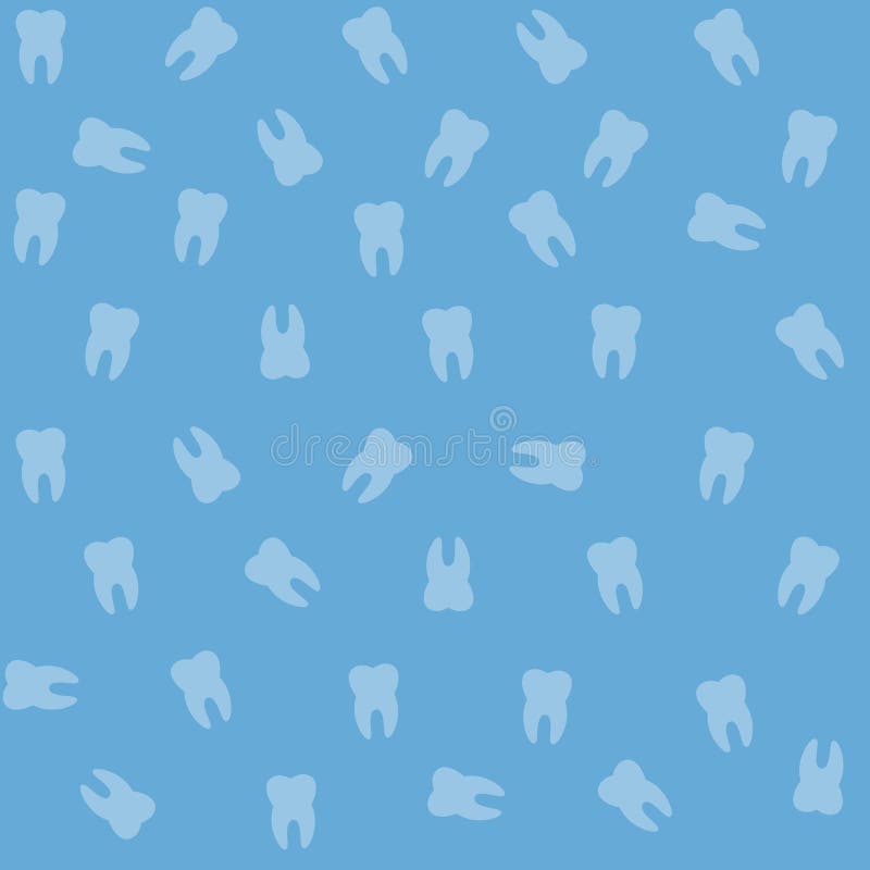 Seamless tooth pattern stock vector. Illustration of care - 140800035