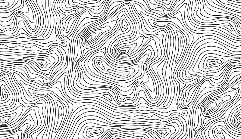 Seamless Topographic Map Texture. Line Topography Map Contour ...