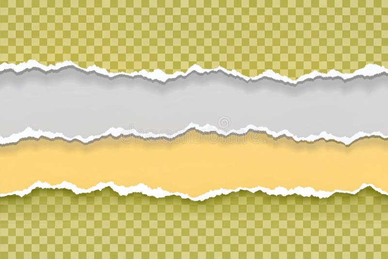 Seamless Torn Paper Edge Texture Vector Illustration Isolated on ...