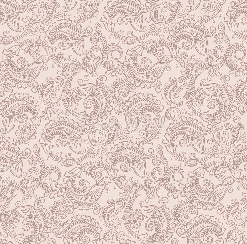 Seamless Traditional Asian Pattern Design Stock Illustration ...