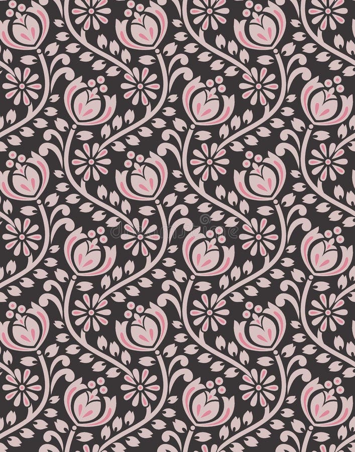 Seamless Traditional Design Pattern Background Stock Illustration ...