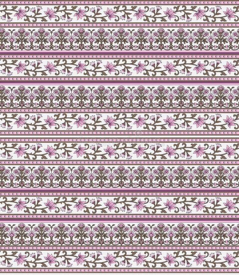 756997666 Seamless Geometrical Abstract Indian Traditional Pattern ...