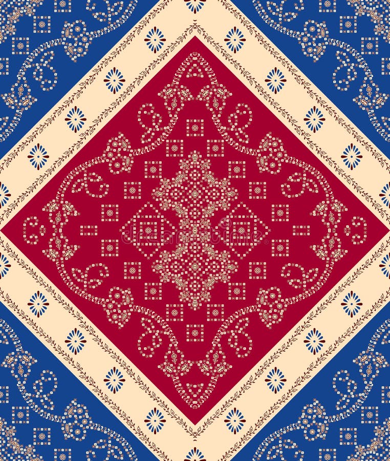 Indian Traditional Textile Design Stock Illustrations – 99,705 Indian ...